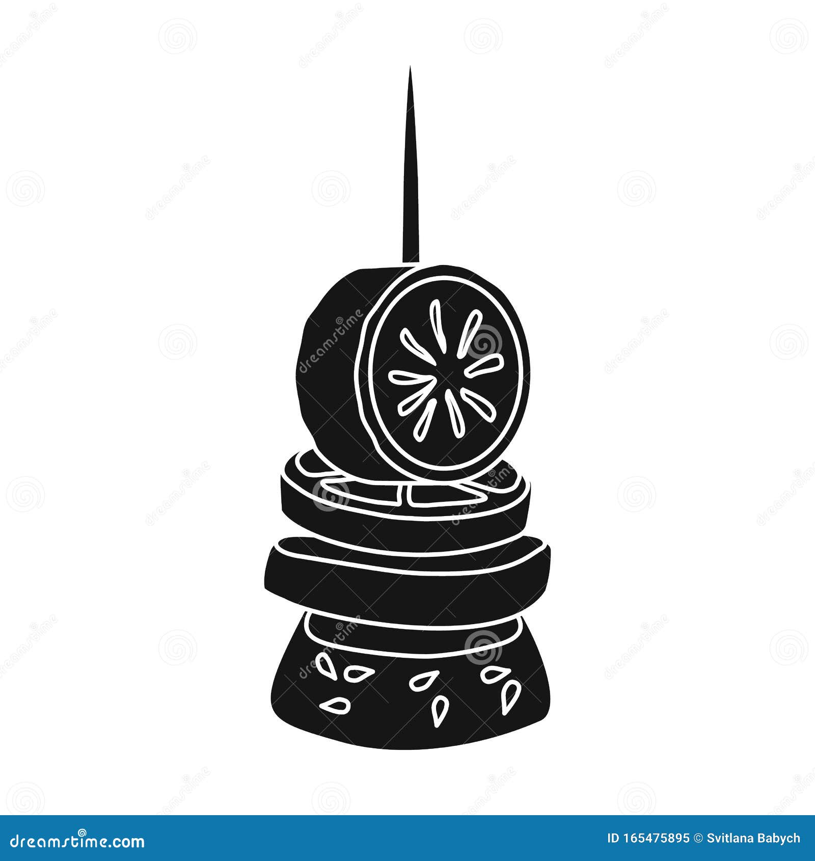 Canape Vector Icon.Cartoon Vector Icon Isolated On White Background ...