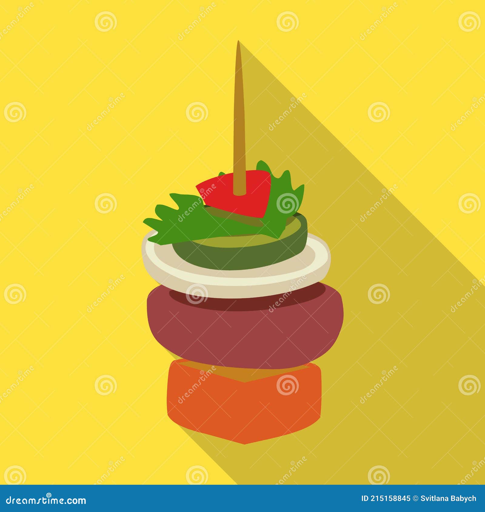 Canape Vector Icon.Flat Vector Icon Isolated on White Background Canape ...