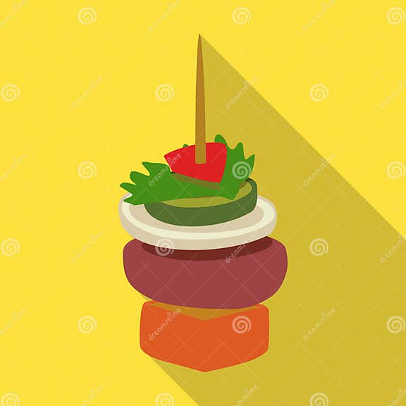 Canape Vector Icon.Flat Vector Icon Isolated on White Background Canape ...
