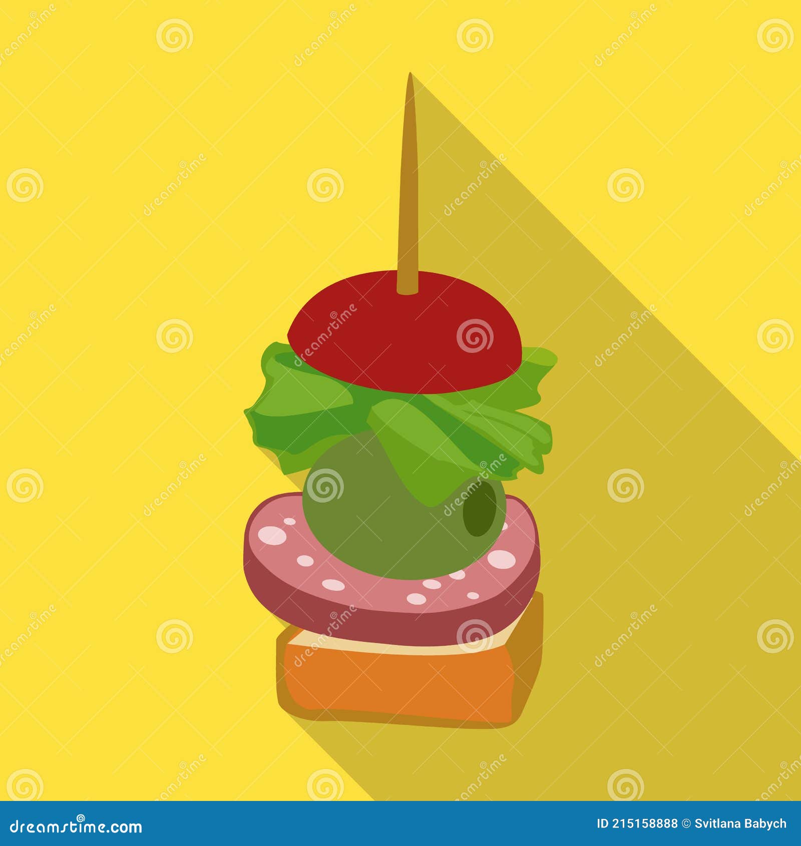 Canape Vector Icon.Flat Vector Icon Isolated on White Background Canape ...
