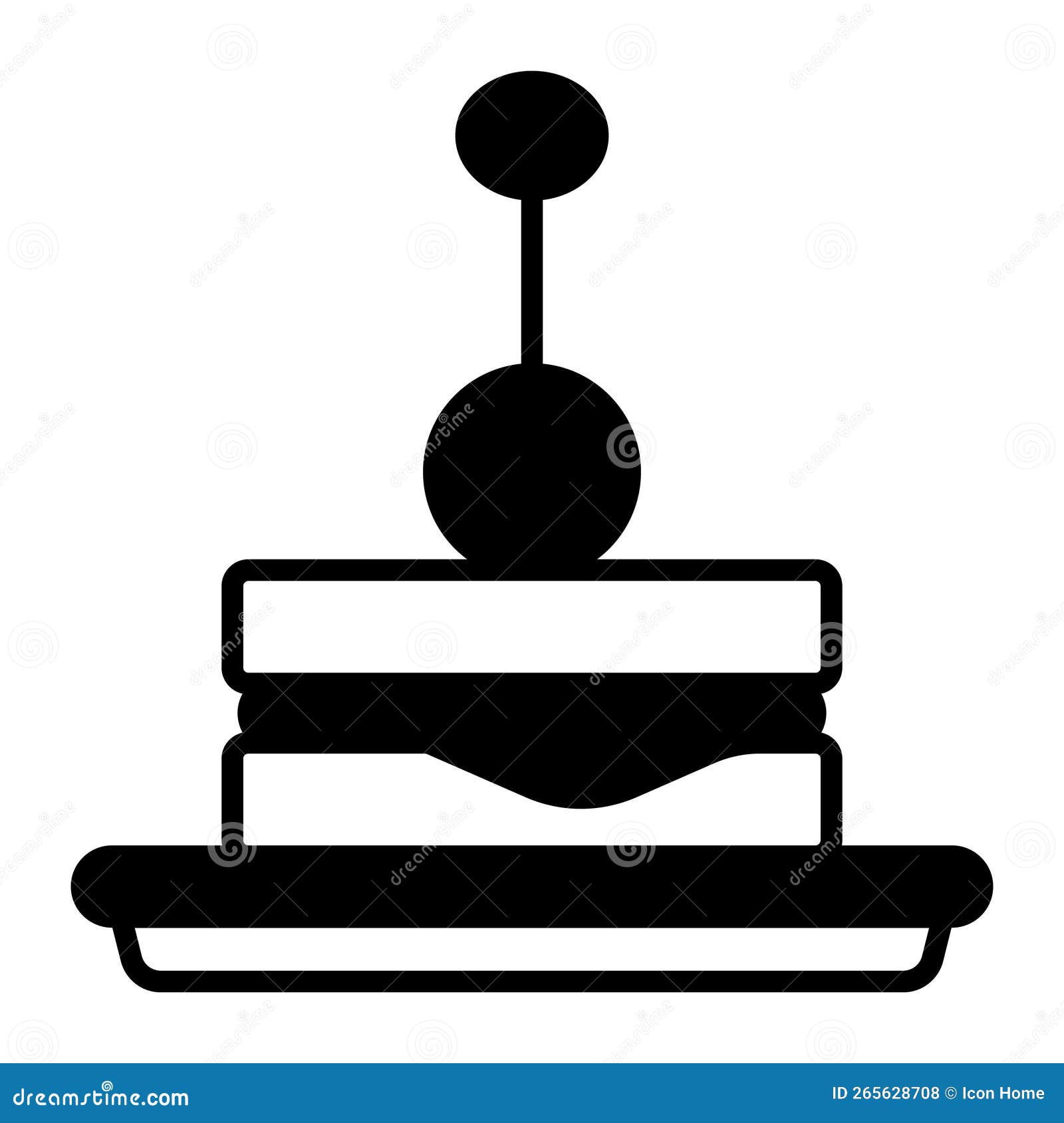 Canape Vector Icon Isolated on White Background Stock Vector ...