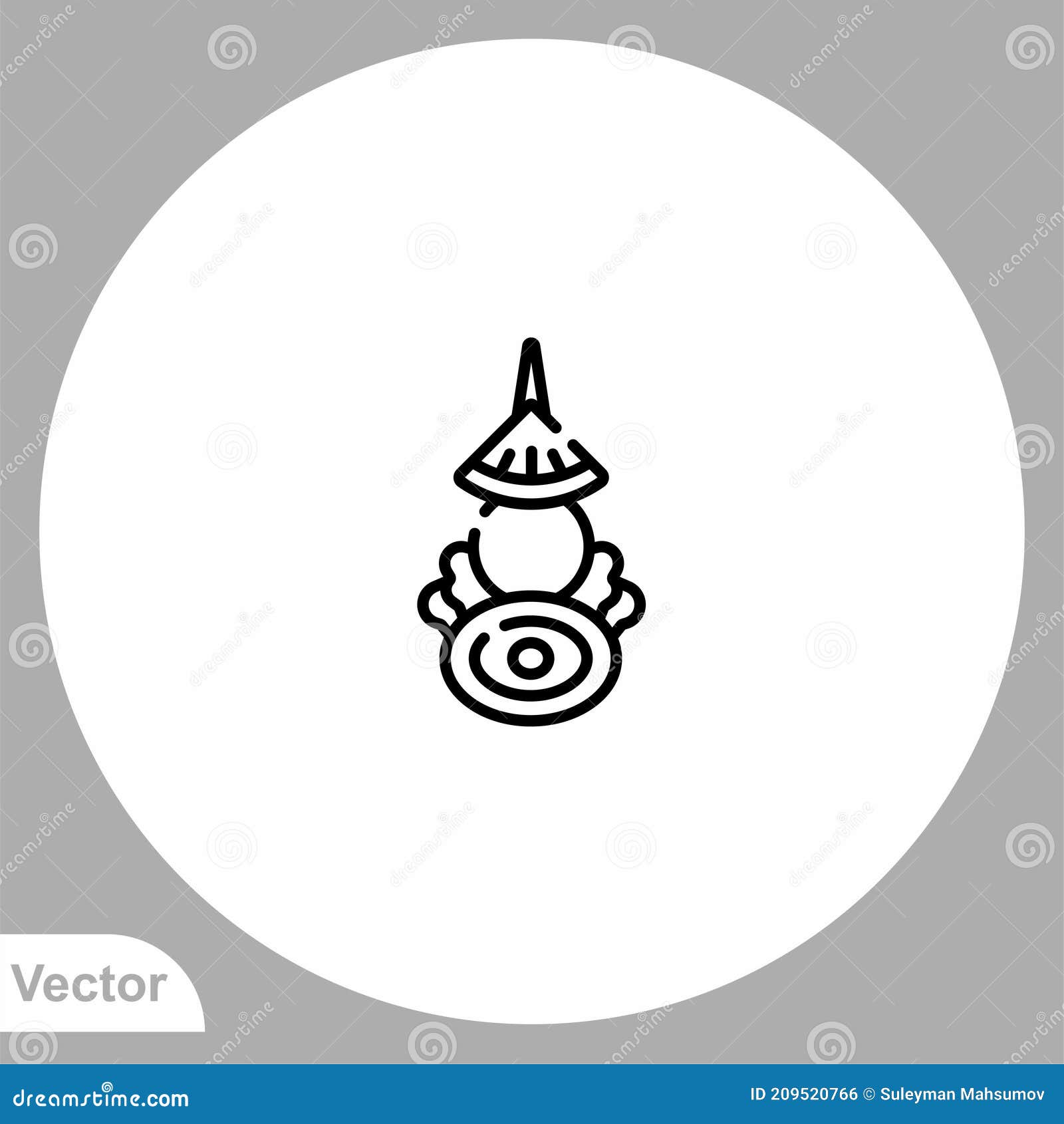 Canape Vector Icon Sign Symbol Stock Vector - Illustration of isolated ...