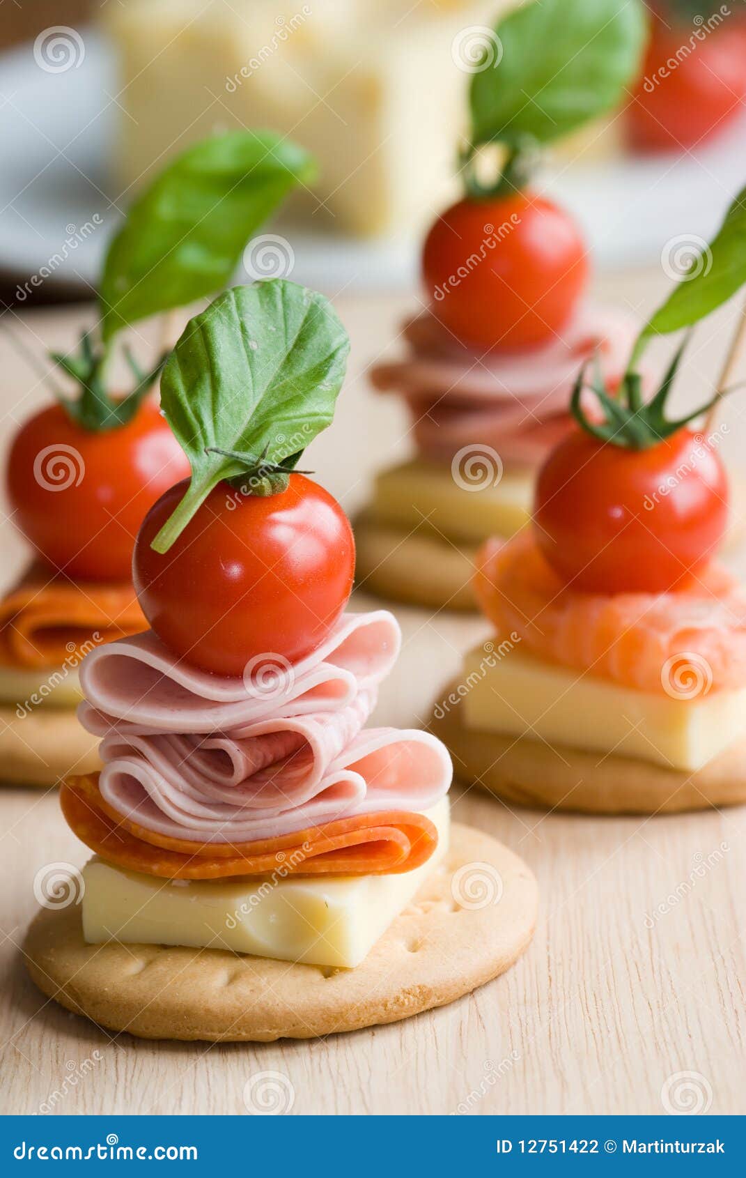 Canapes stock photo. Image of smoked, cuisine, culinary - 12751422