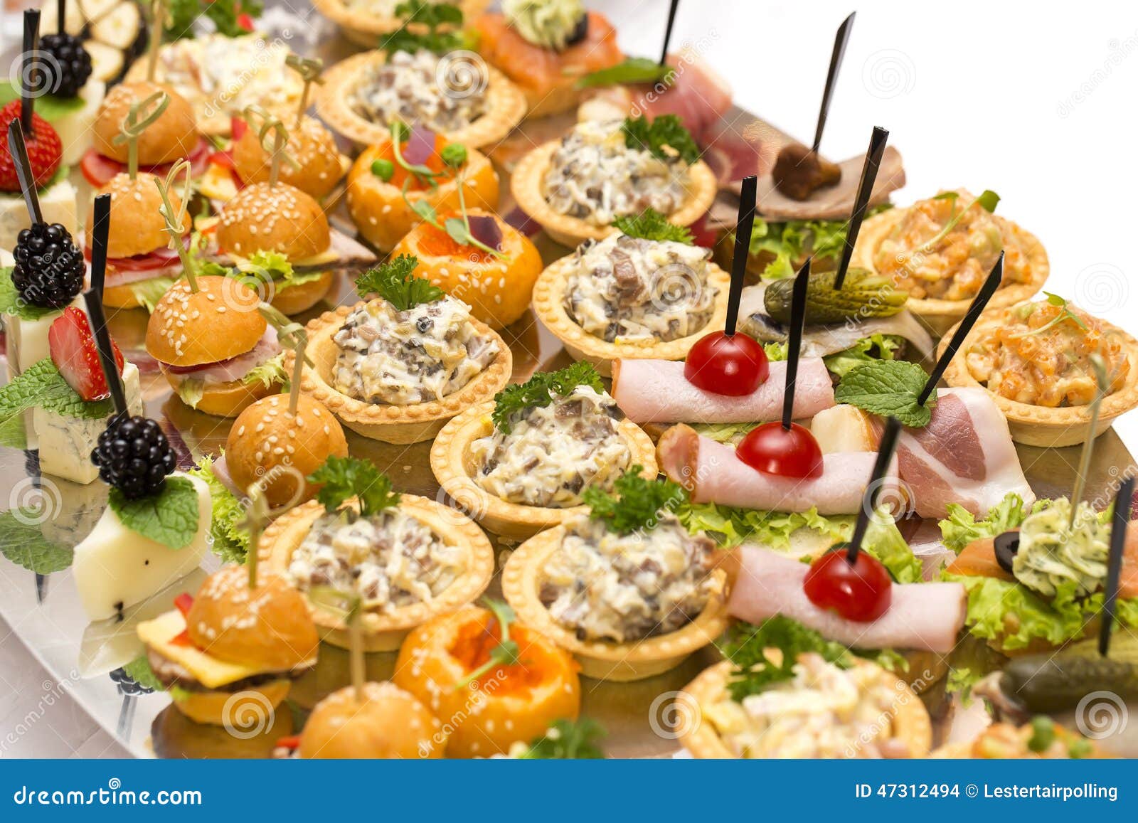Canapes stock photo. Image of glass, catering, appetizer - 47312494