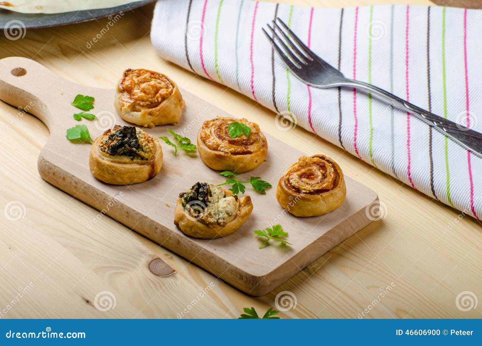 Canapes puff pastry stock photo. Image of blue, buffet - 46606900