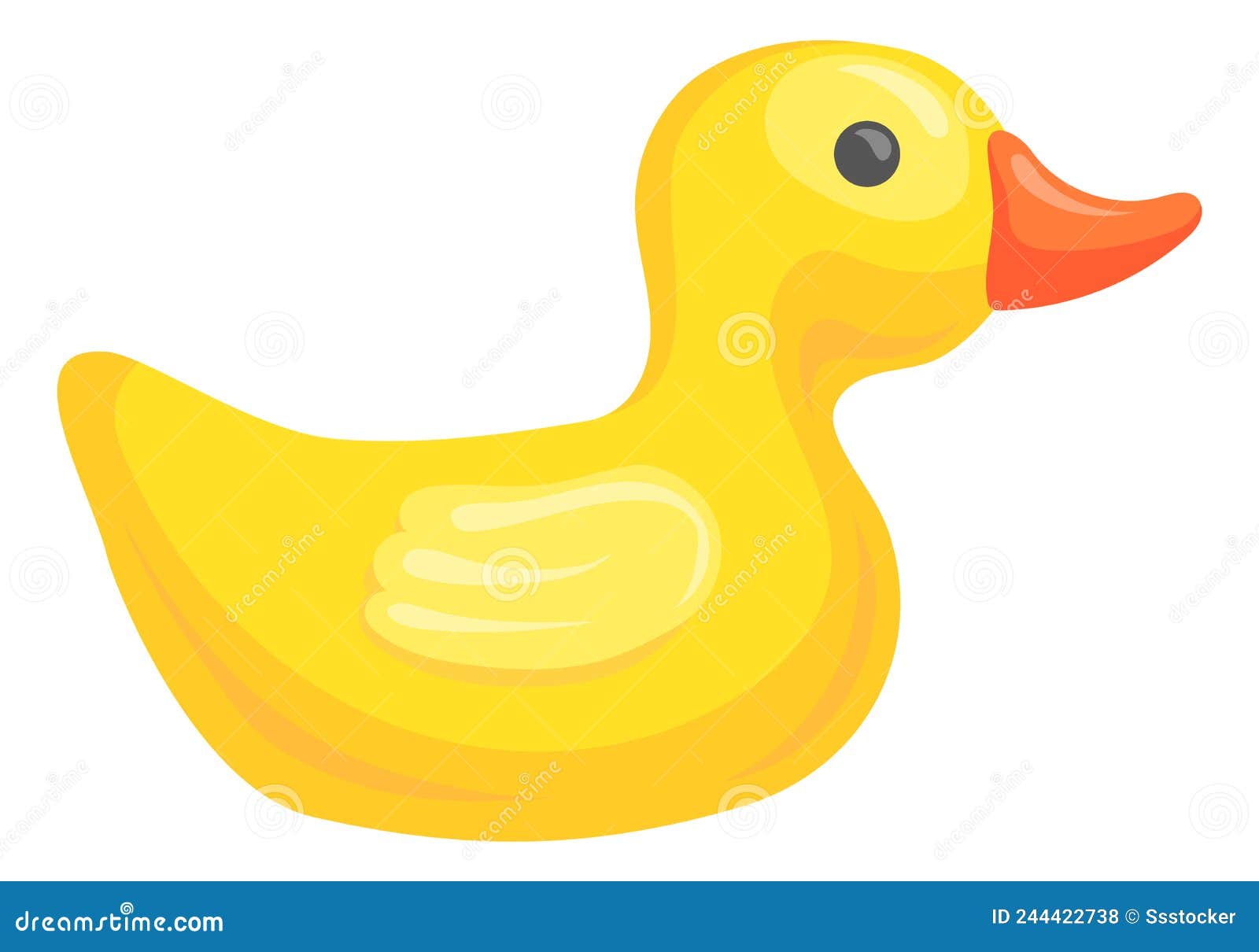 Canard En Caoutchouc Jaune. Dessin Animé Bain Oiseau Jouet Illustration ... Canard En Caoutchouc Jaune. Dessin Animé Bain Oiseau Jouet Illustration ...