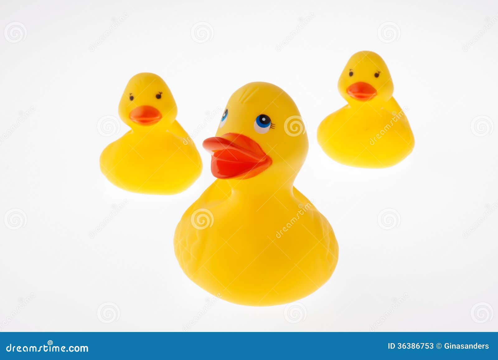 Canards en plastique image stock. Image du amical, jouets - 36386753