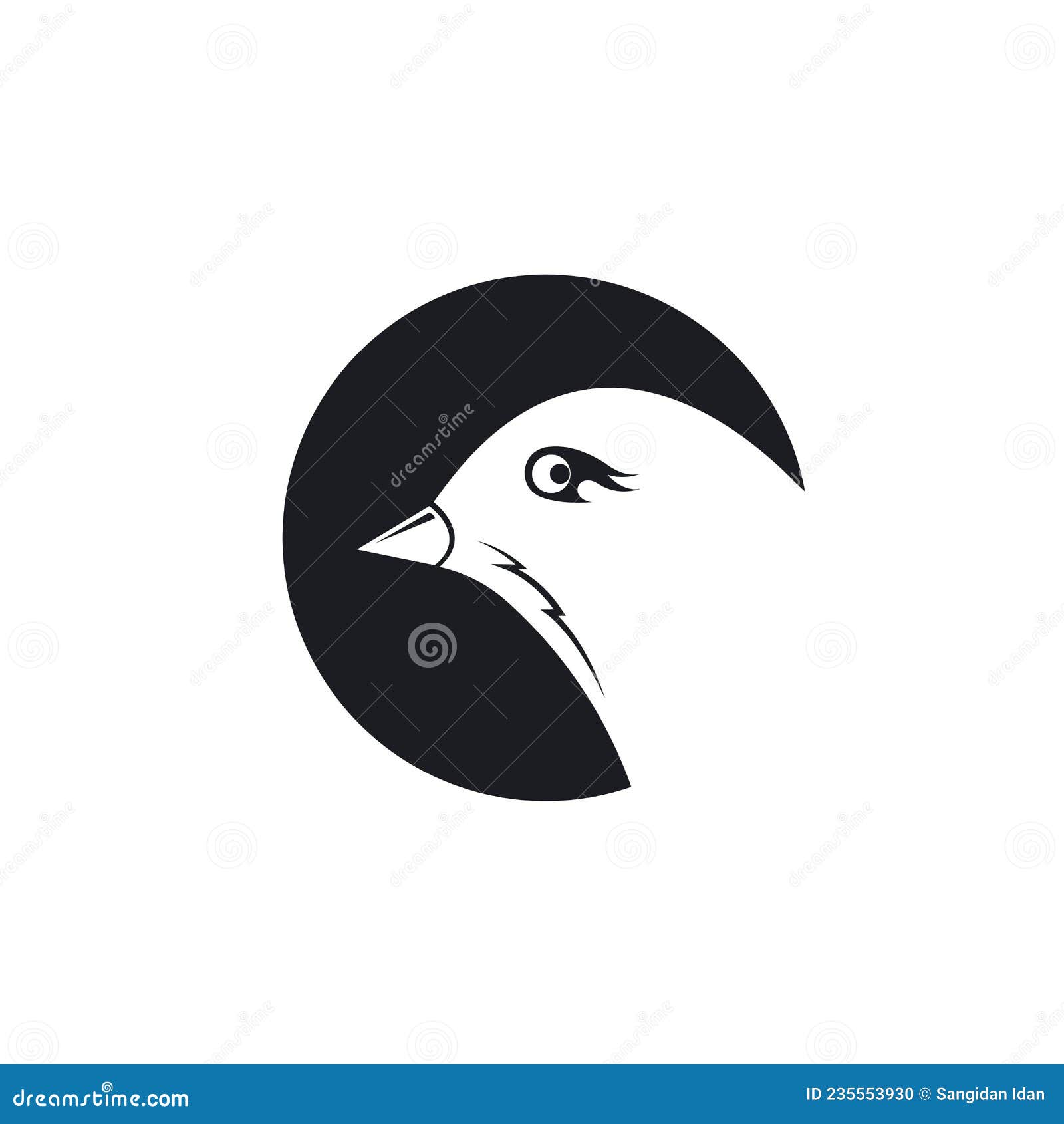 Canary Bird Icon Vector Illustration Concept Design Stock Vector ...