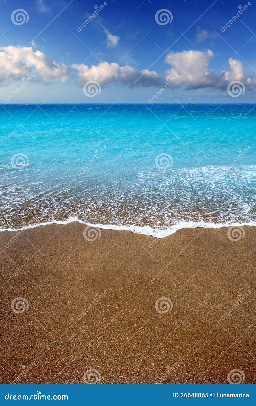 Canary Islands Brown Sand Beach Turquoise Water Stock Image - Image of ...