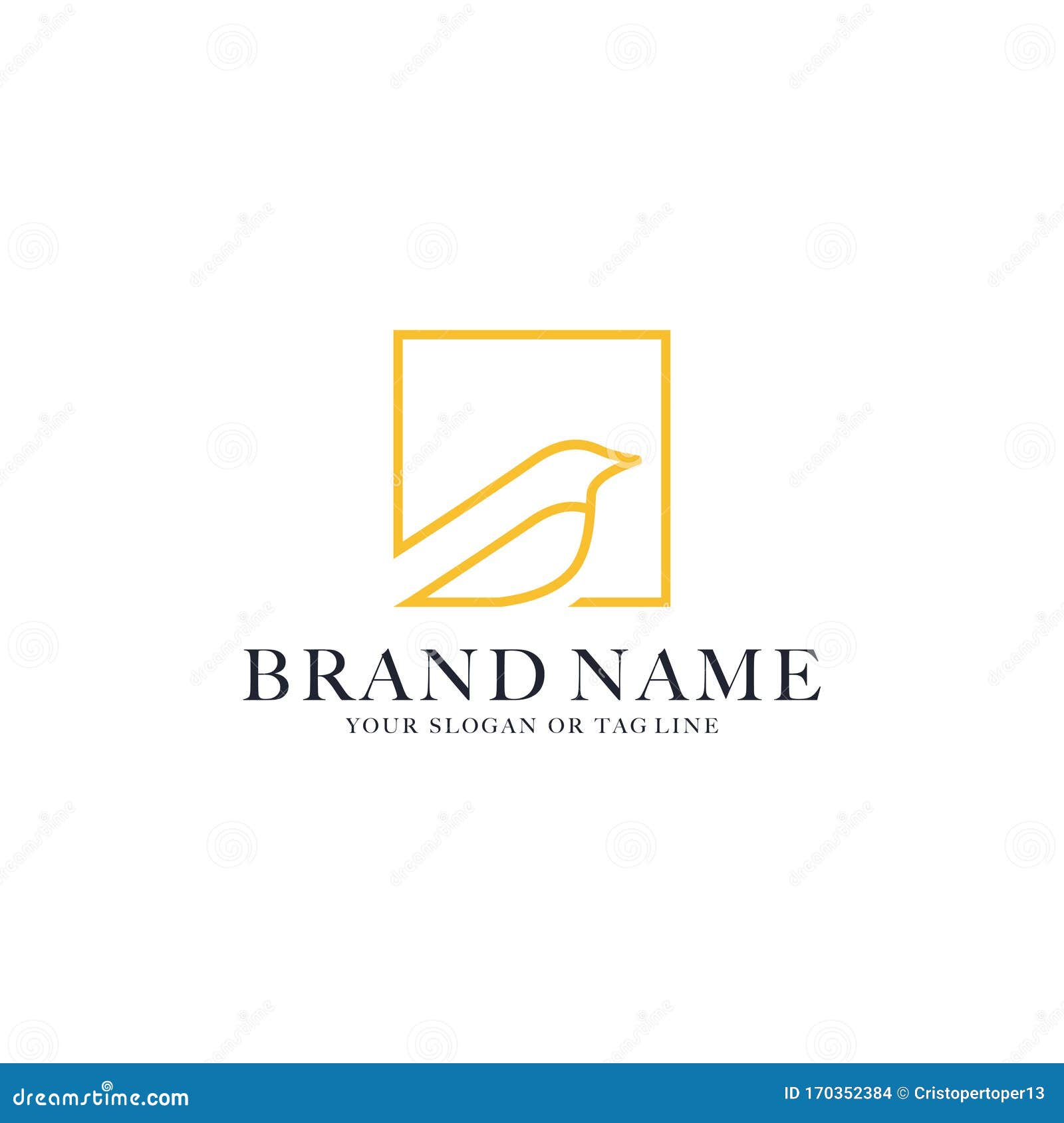 Canary logo design vector stock vector. Illustration of element - 170352384