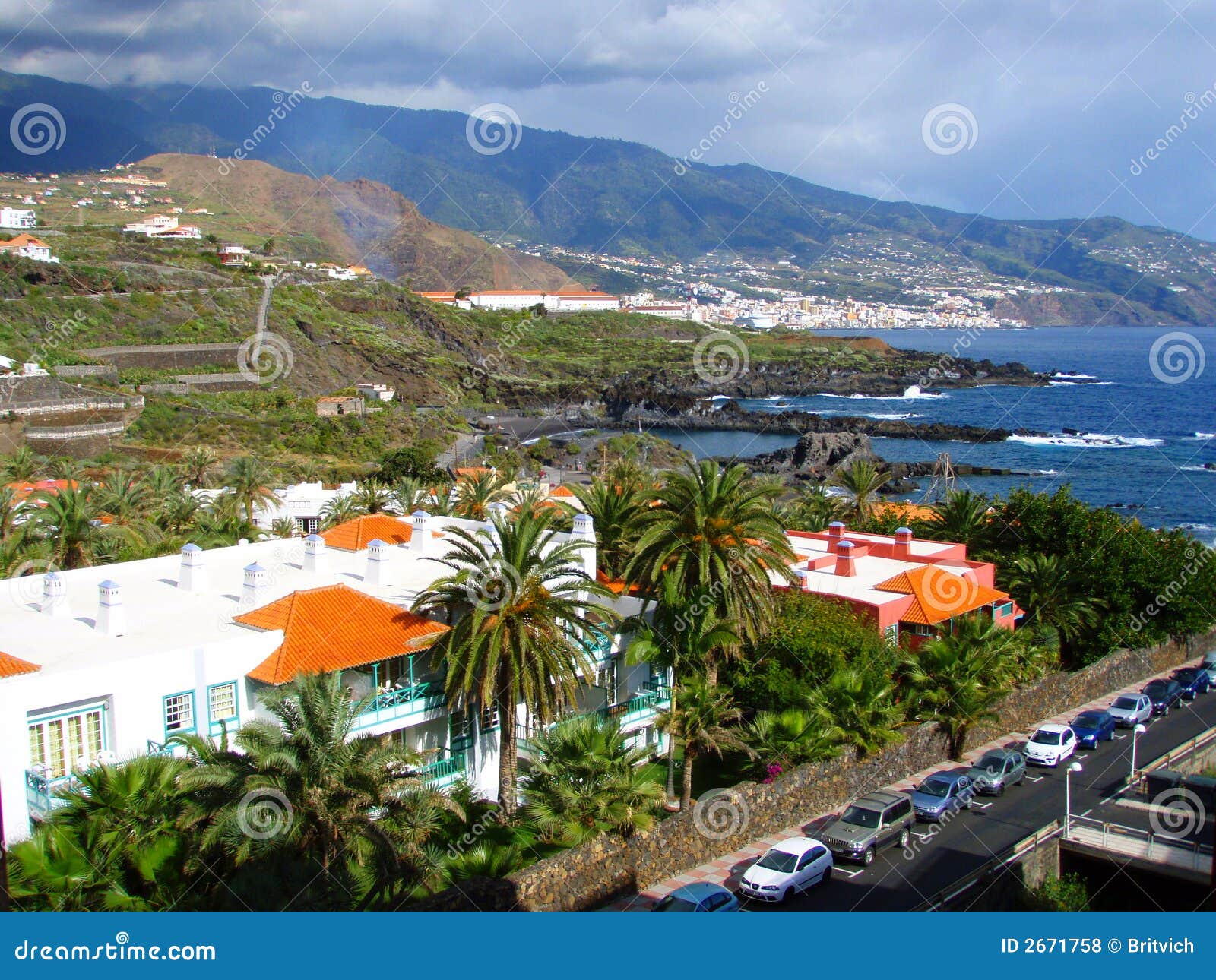 Canary summer coast stock photo. Image of lonely, sand - 2671758