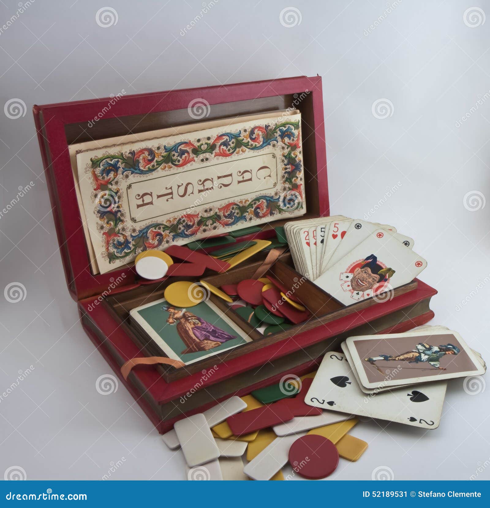 Canasta Box Cards Royalty-Free Stock Photo | CartoonDealer.com #52189509