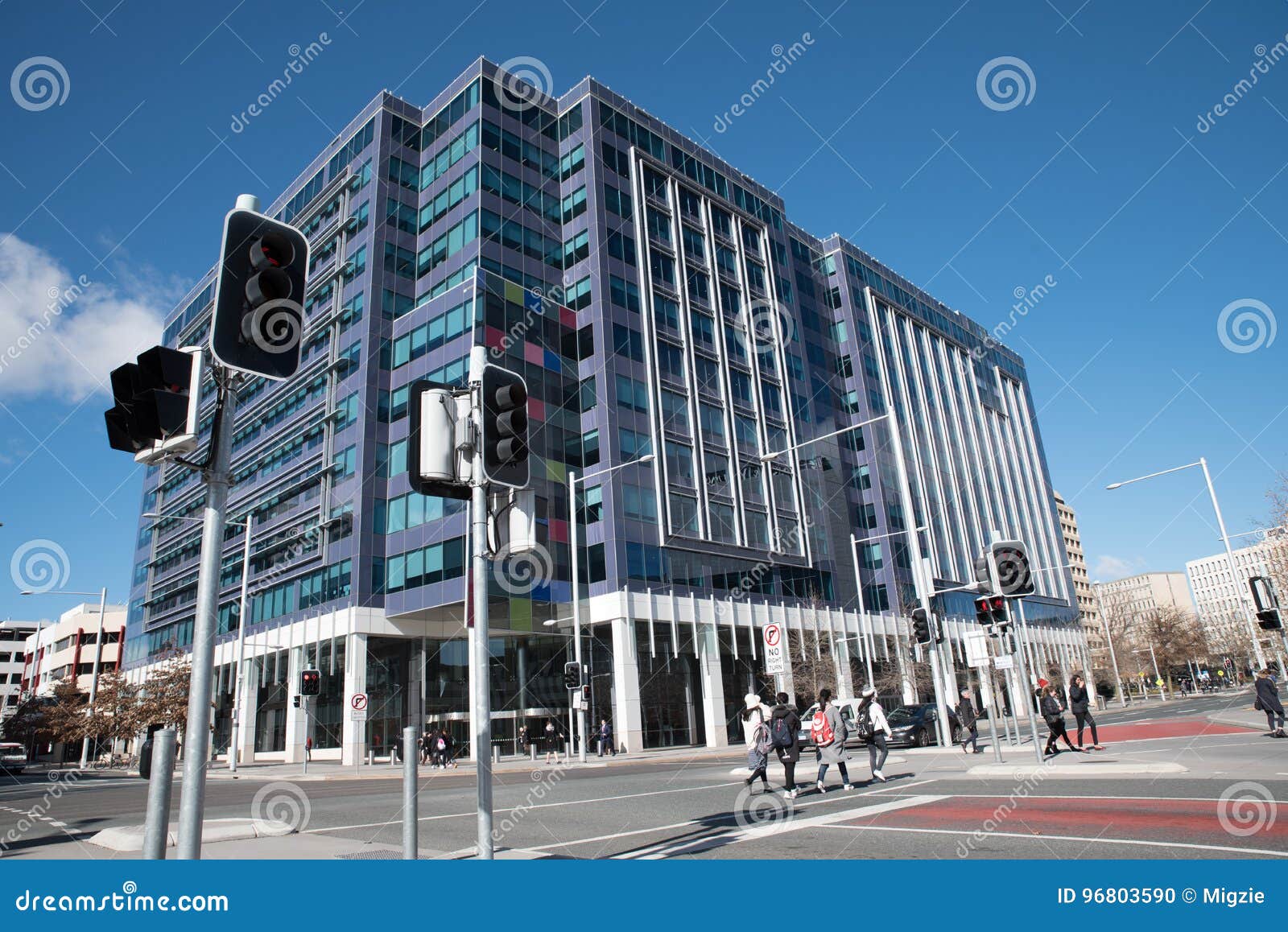 Canberra city editorial image. Image of street, city - 96803590