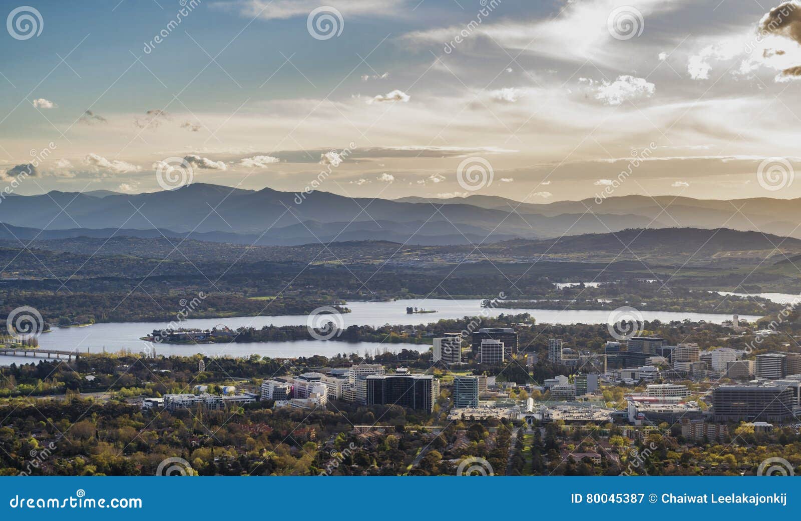 Canberra city stock image. Image of cityscape, memorial - 80045387