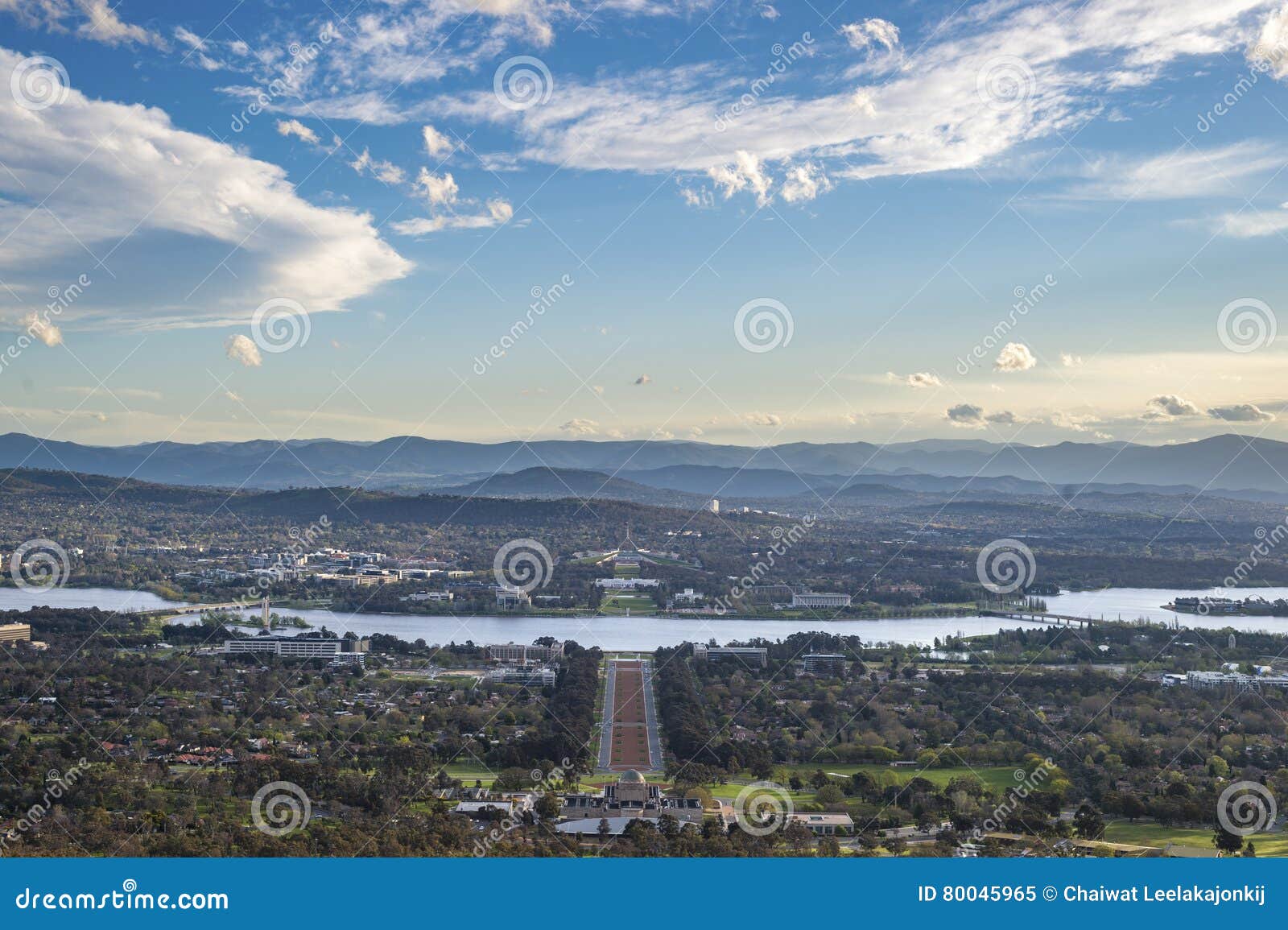 Canberra city stock image. Image of hill, building, mount - 80045965