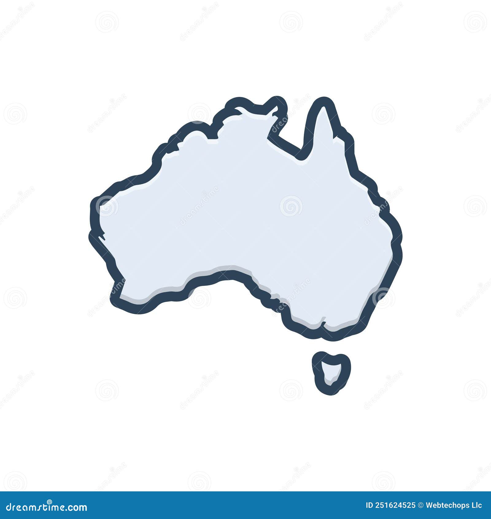Color Illustration Icon for Canberra, Landmarks and Australian Stock ...