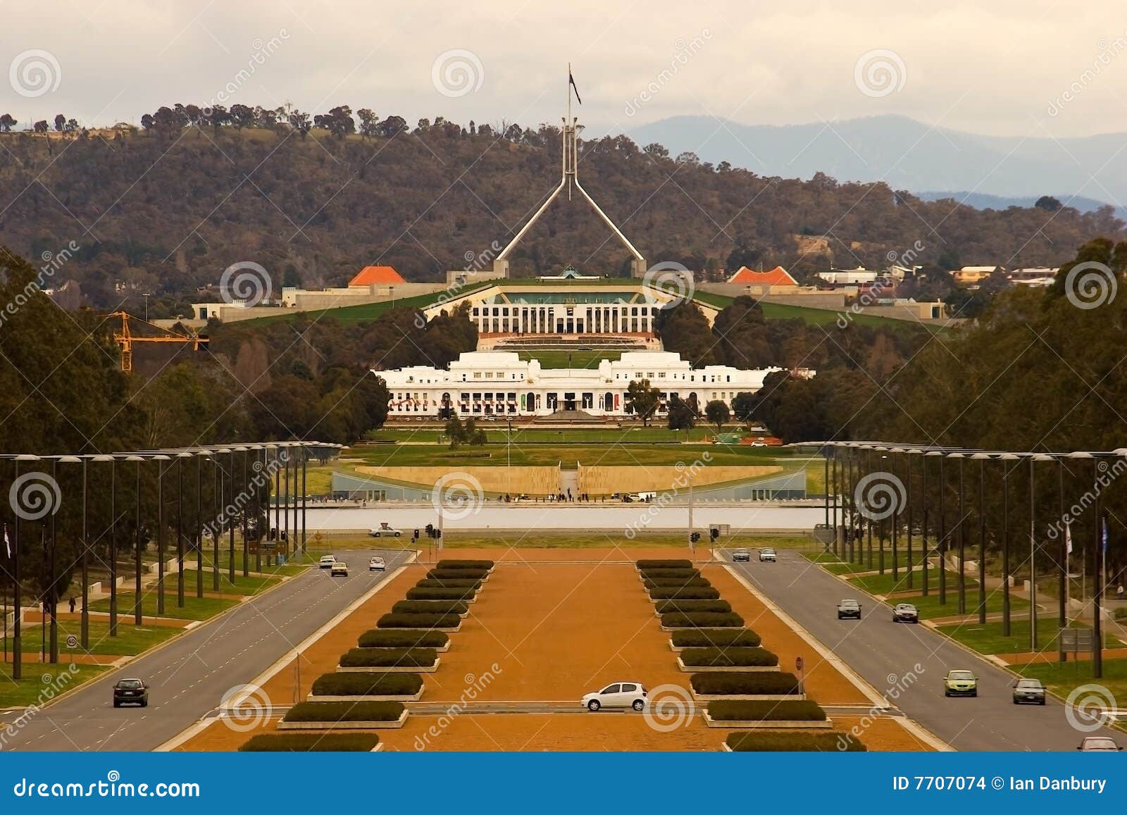 Canberra Parliament Building Stock Photo - Image of governing ...
