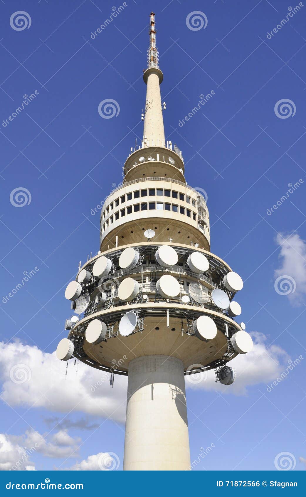 Canberra telecom tower stock photo. Image of communication - 71872566