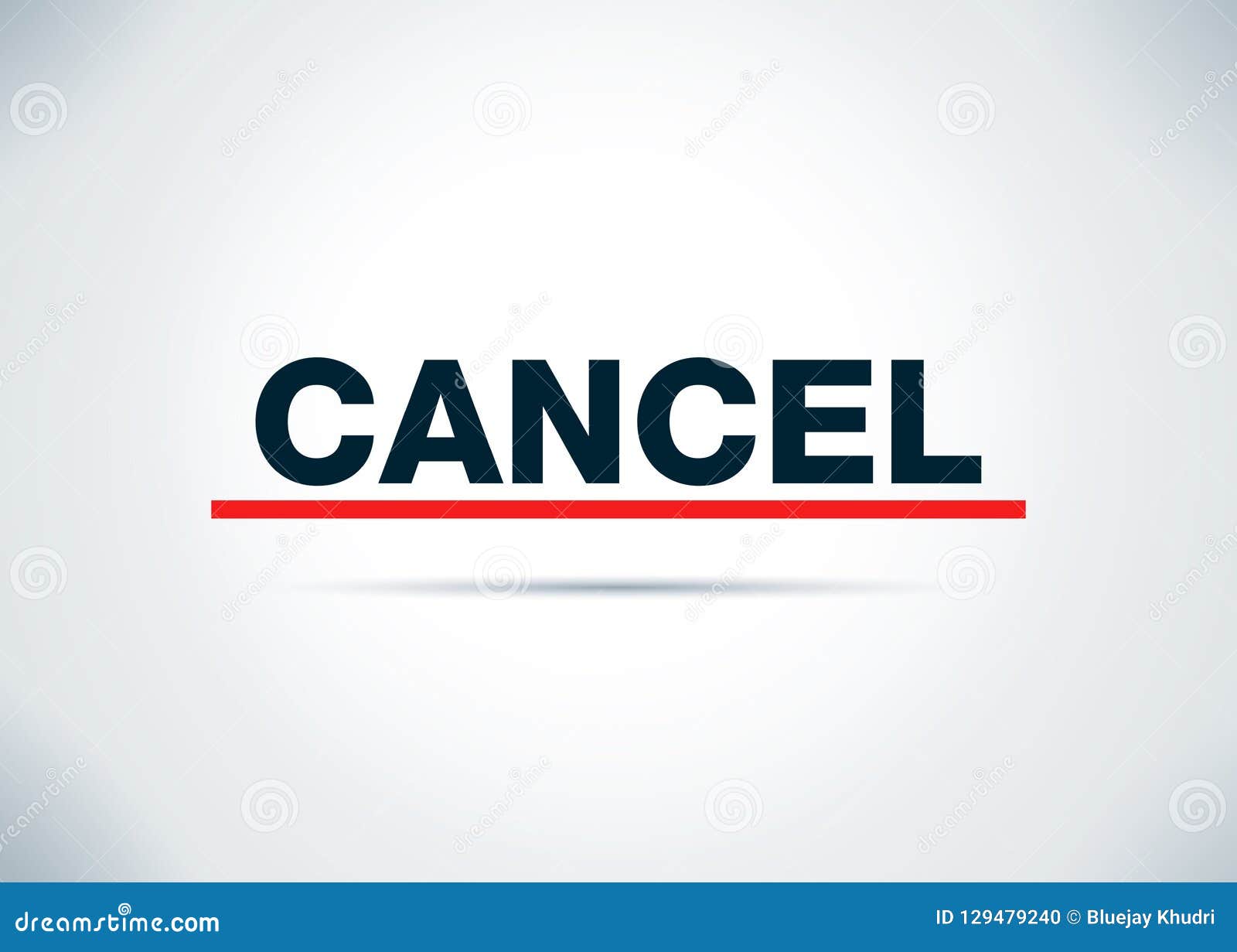 Cancel Abstract Flat Background Design Illustration Stock Illustration ...