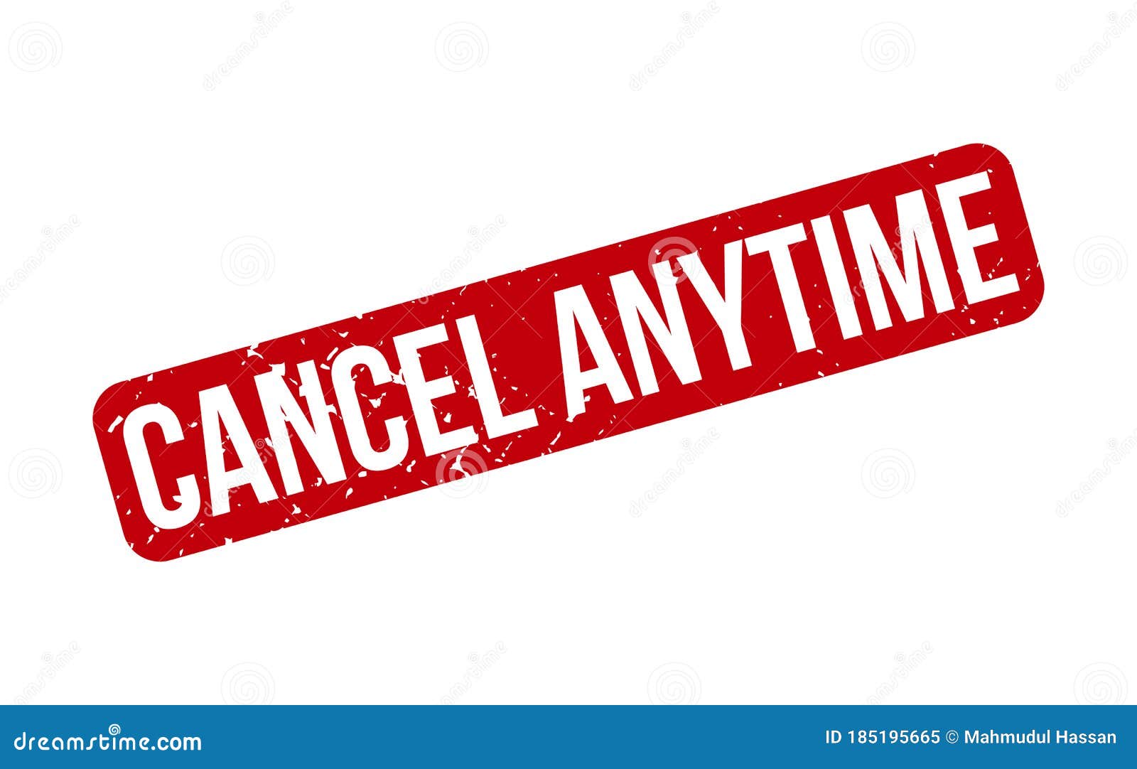 Cancel Anytime Rubber Stamp. Red Cancel Anytime Rubber Grunge Stamp ...