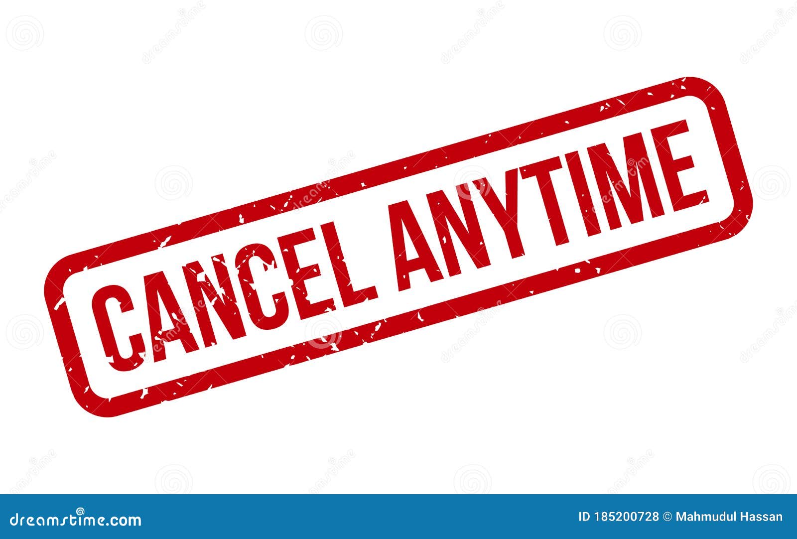 Cancel Anytime Rubber Stamp. Red Cancel Anytime Rubber Grunge Stamp ...