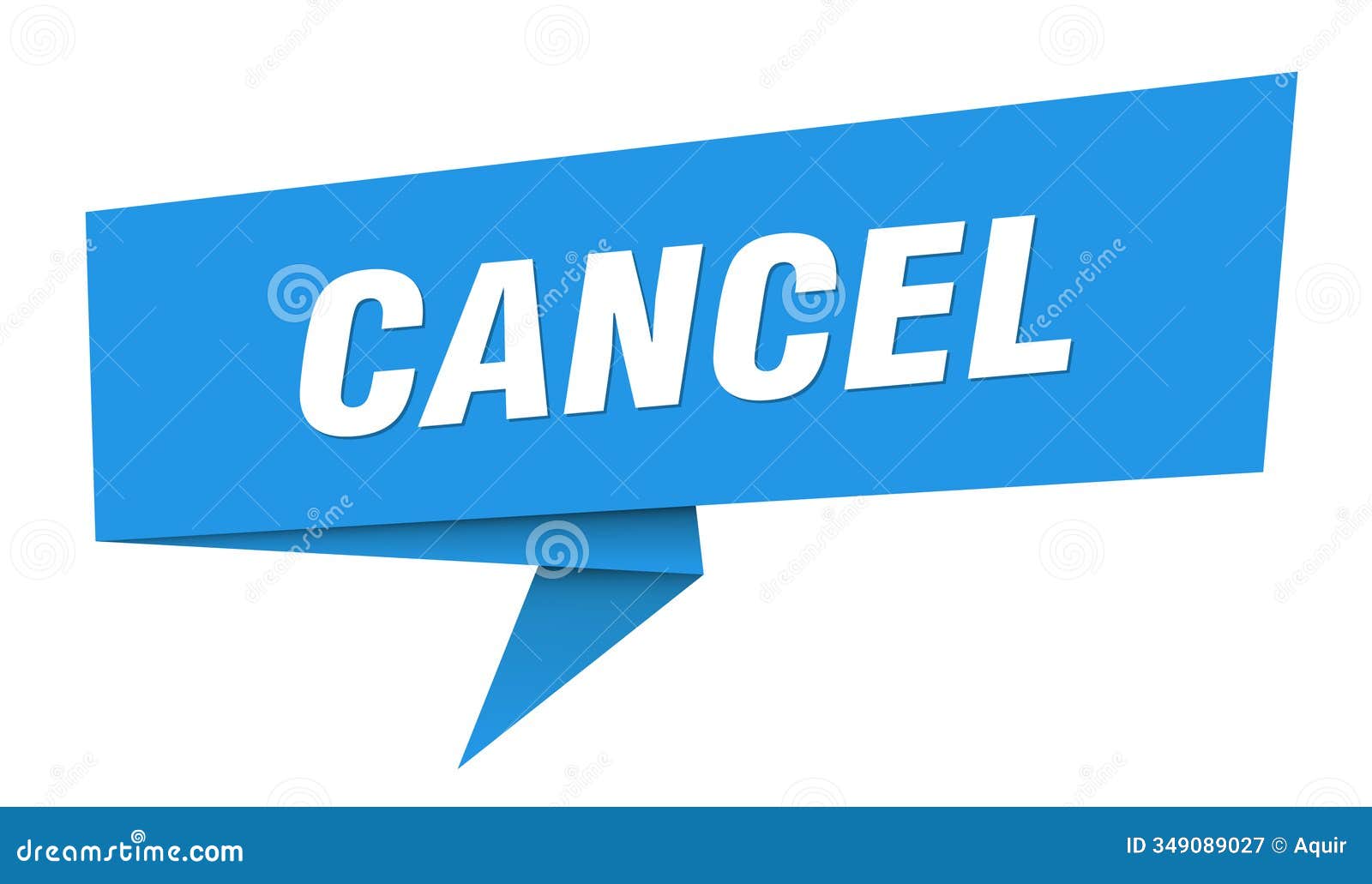 Cancel Banner. Cancel Speech Bubble, Label, Sticker, Sign Template ...