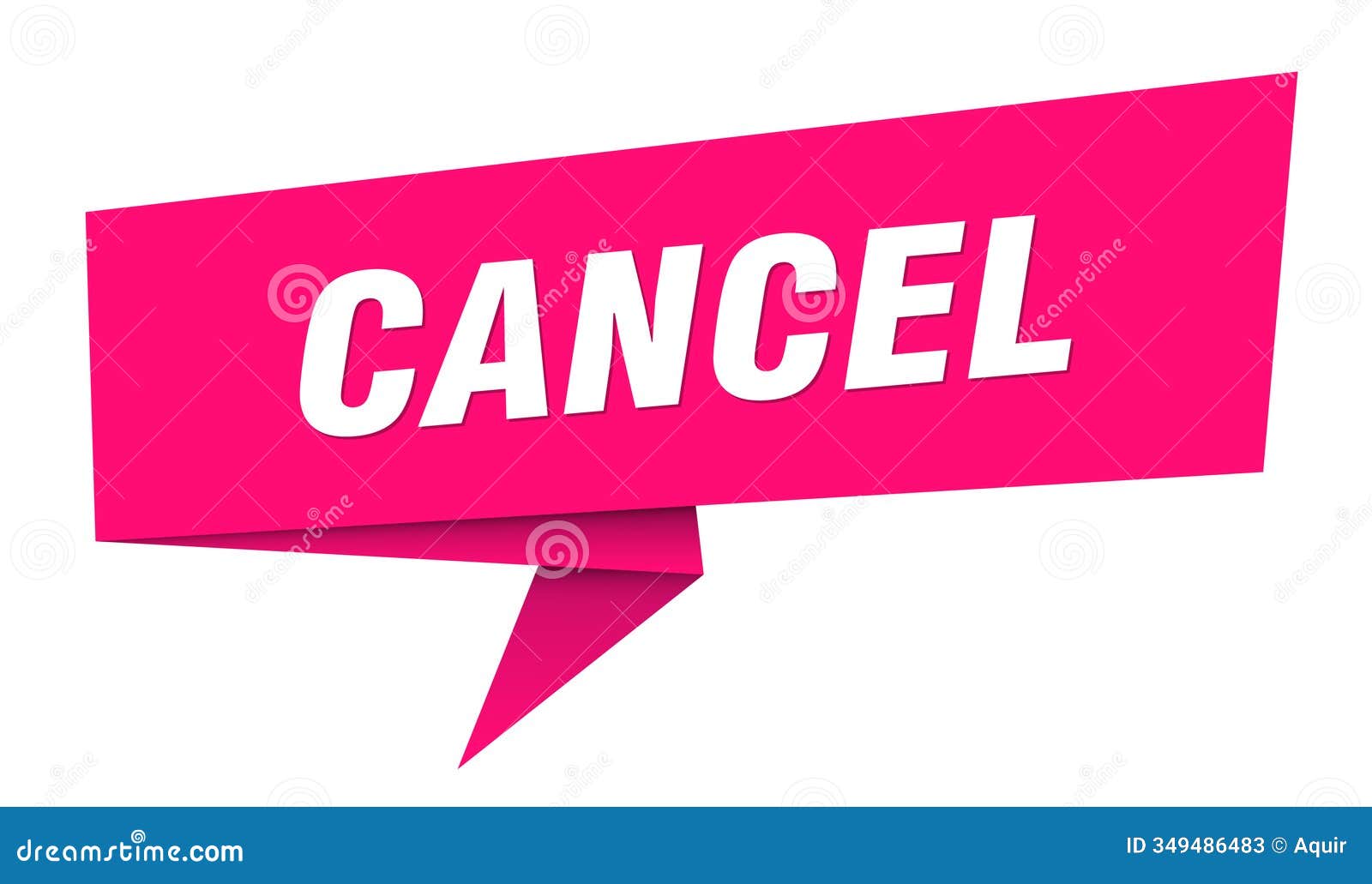 Cancel Banner. Cancel Speech Bubble, Label, Sticker, Sign Template ...