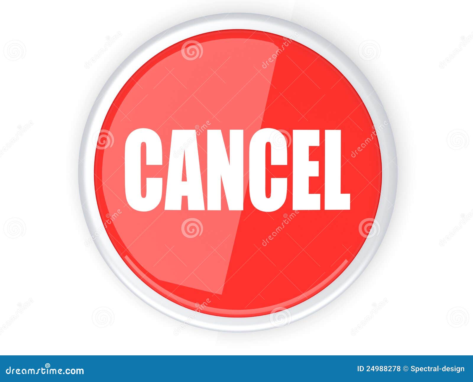 Cancel Button stock illustration. Illustration of alert - 24988278