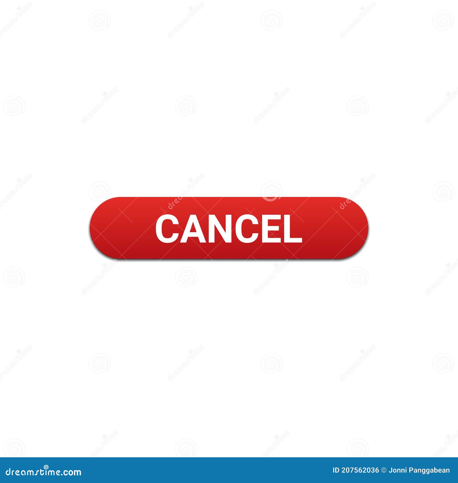 Red Cancel Button