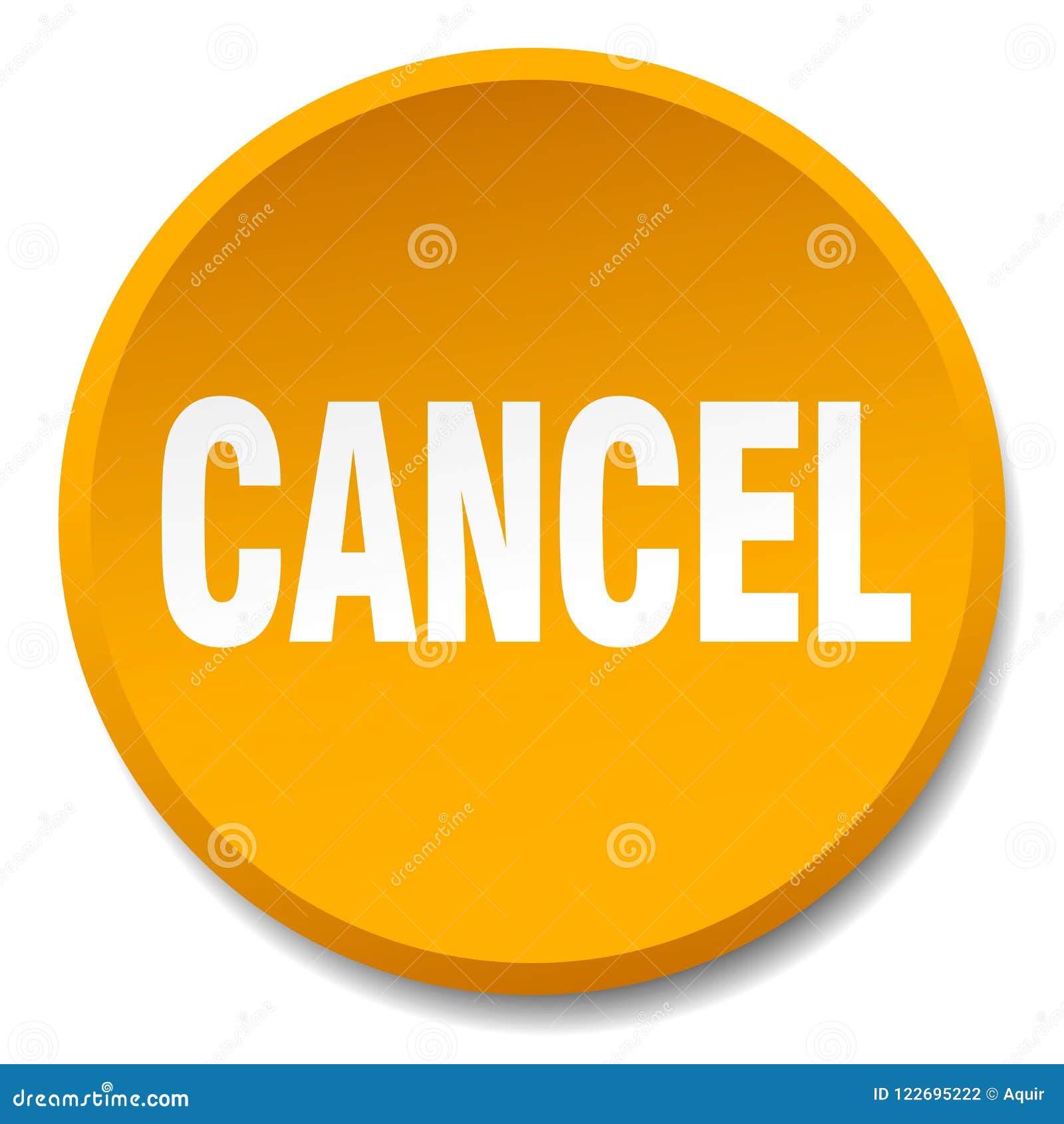 Cancel button stock vector. Illustration of isolated - 122695222