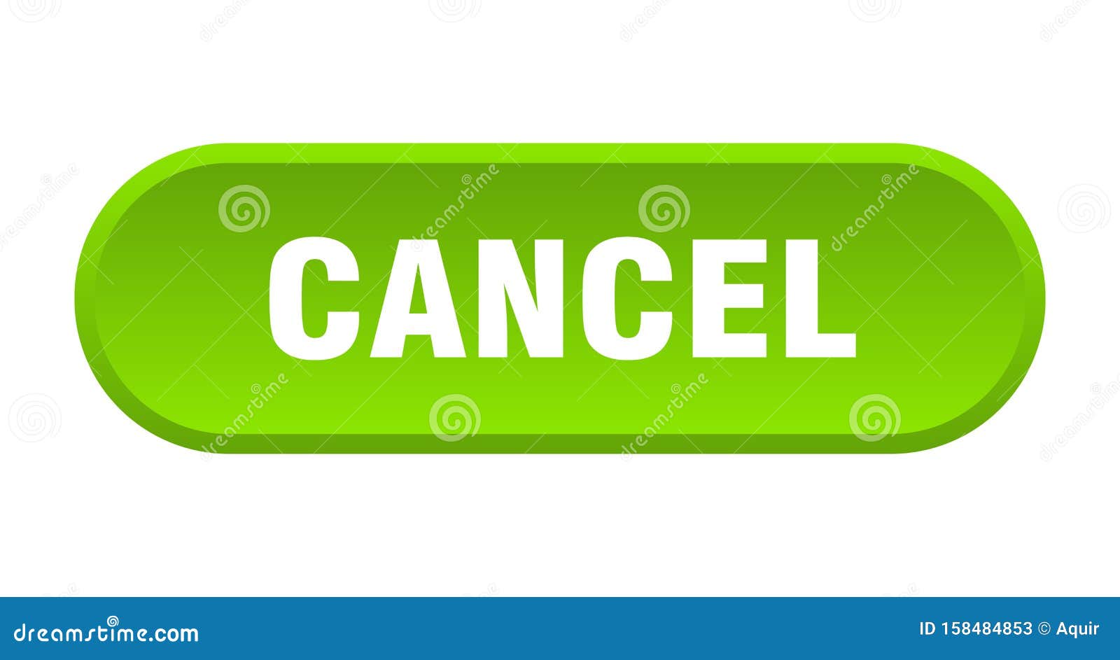 Cancel button stock vector. Illustration of cancel, stamp - 158484853