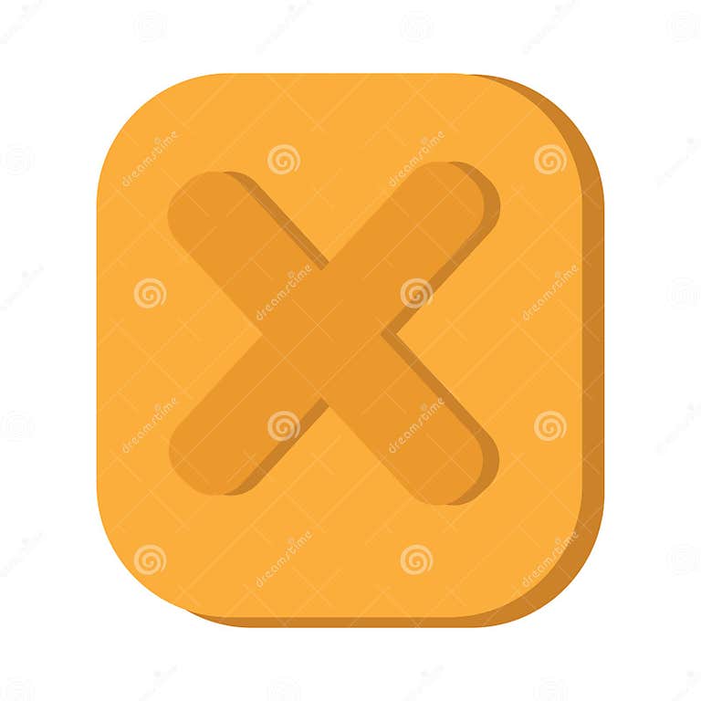 Cancel Button. Vector Illustration Decorative Design Stock Vector ...
