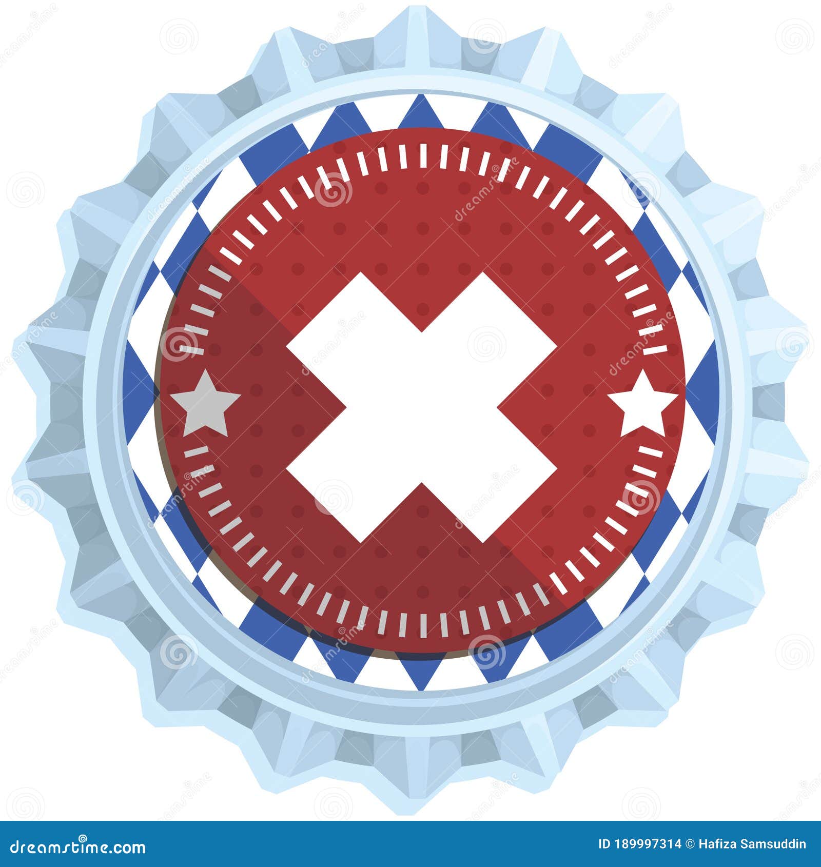 Cancel Button. Vector Illustration Decorative Design Stock Vector ...