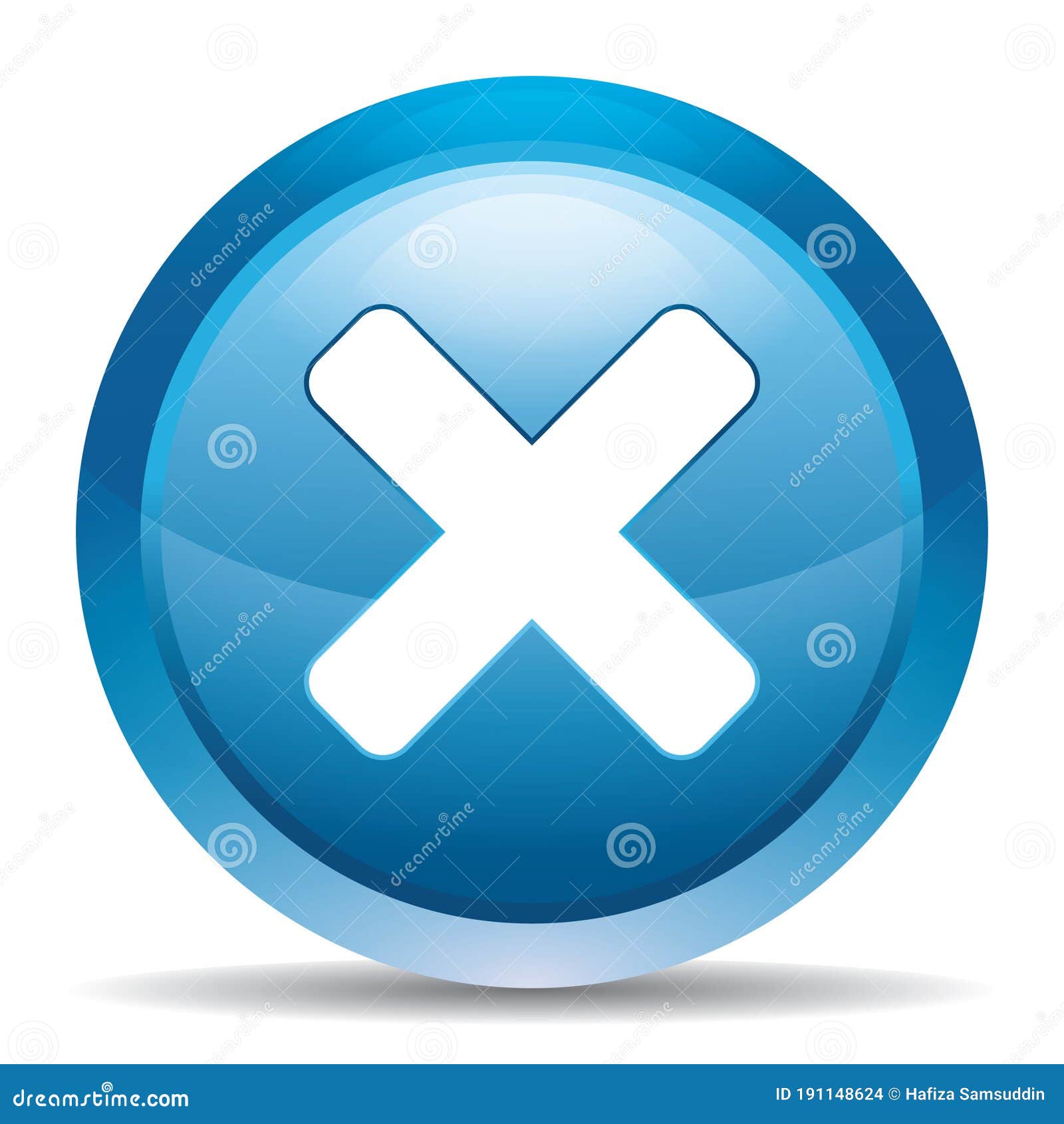 Cancel Button. Vector Illustration Decorative Design Stock Vector ...