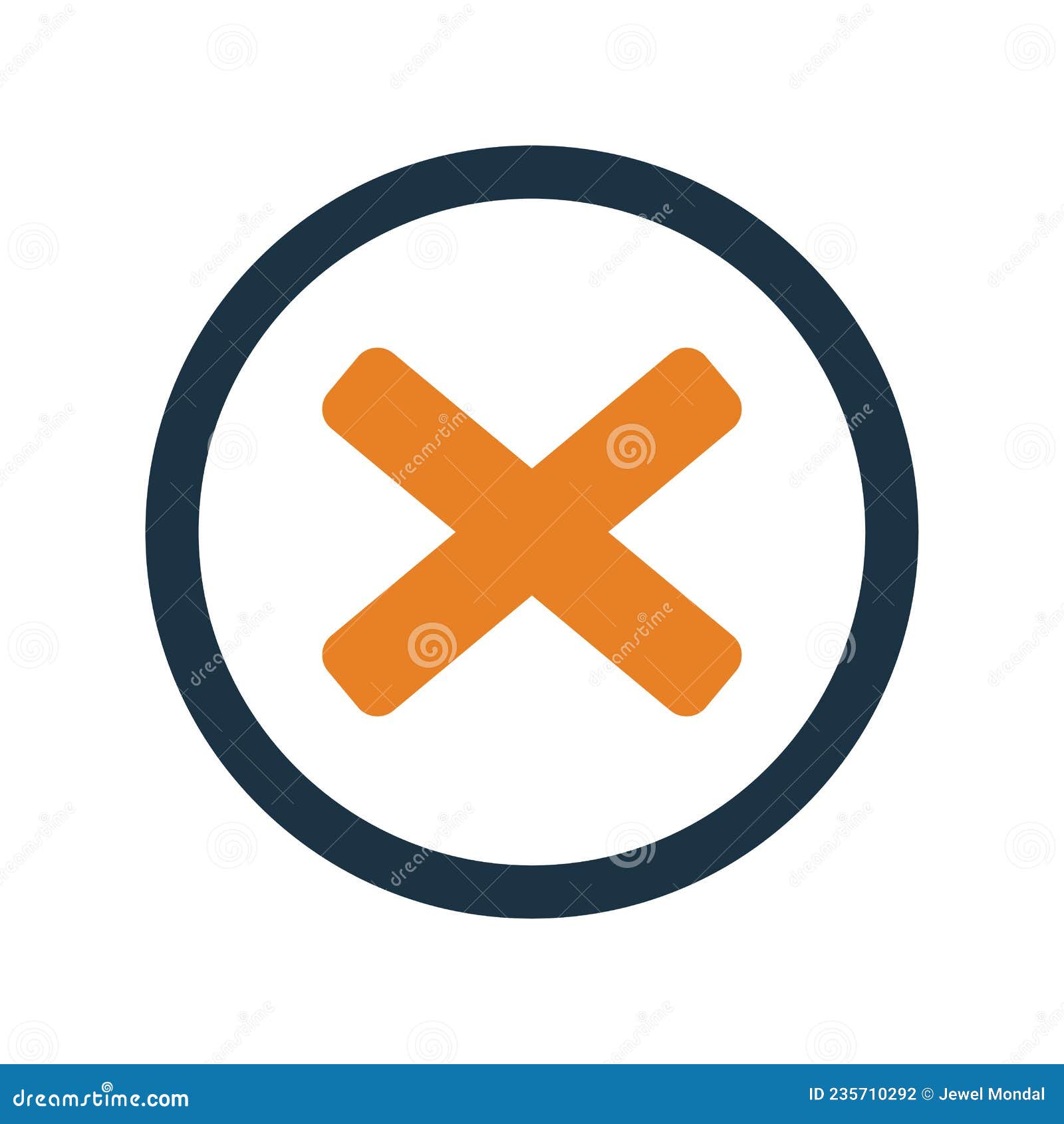 Cancel, Close, Delete, Erase, Fail, Remove, Stop Icon. Simple Vector ...