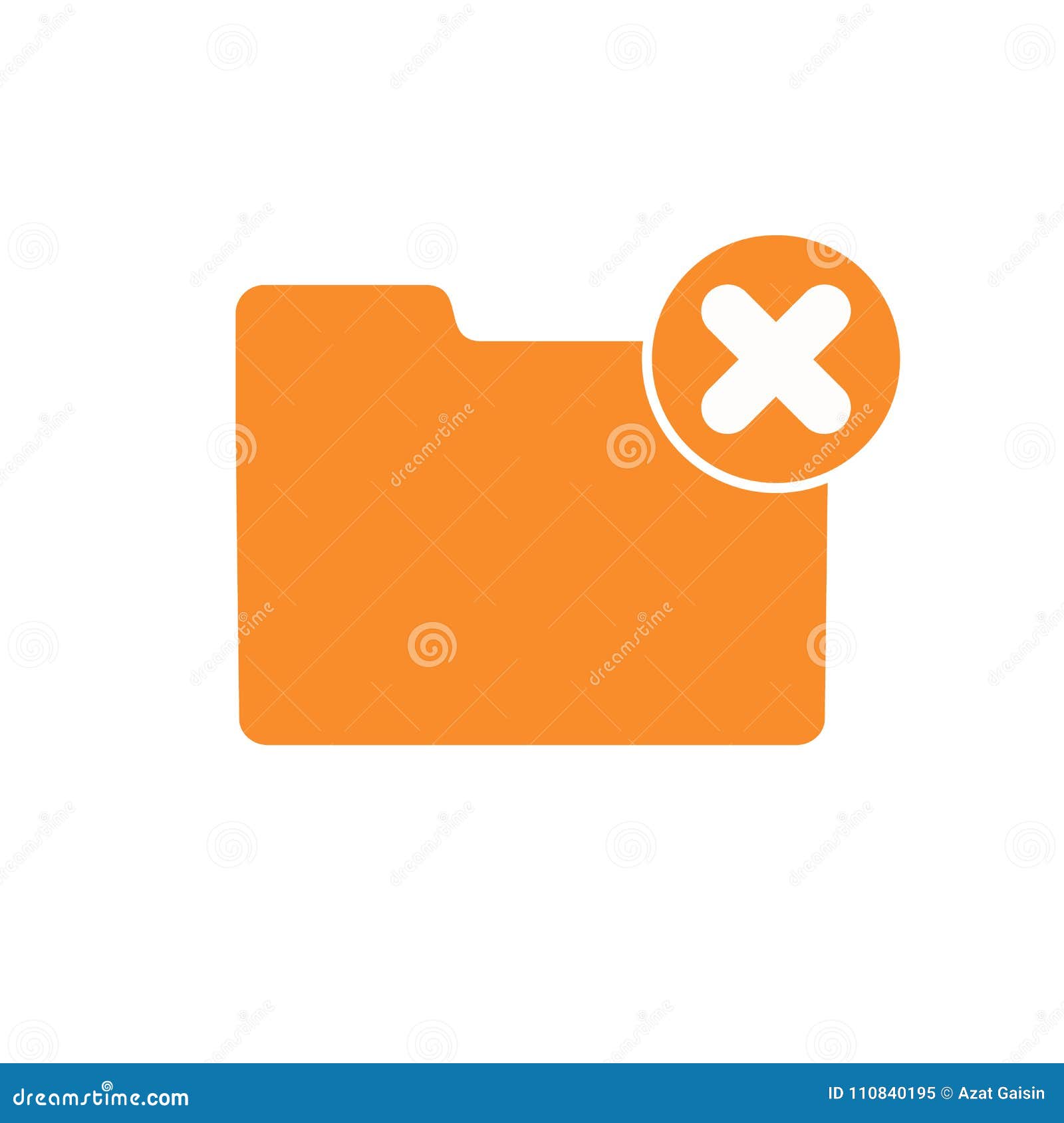 Cancel Close Delete Exit Folder Logout Remove Icon Stock Vector ...