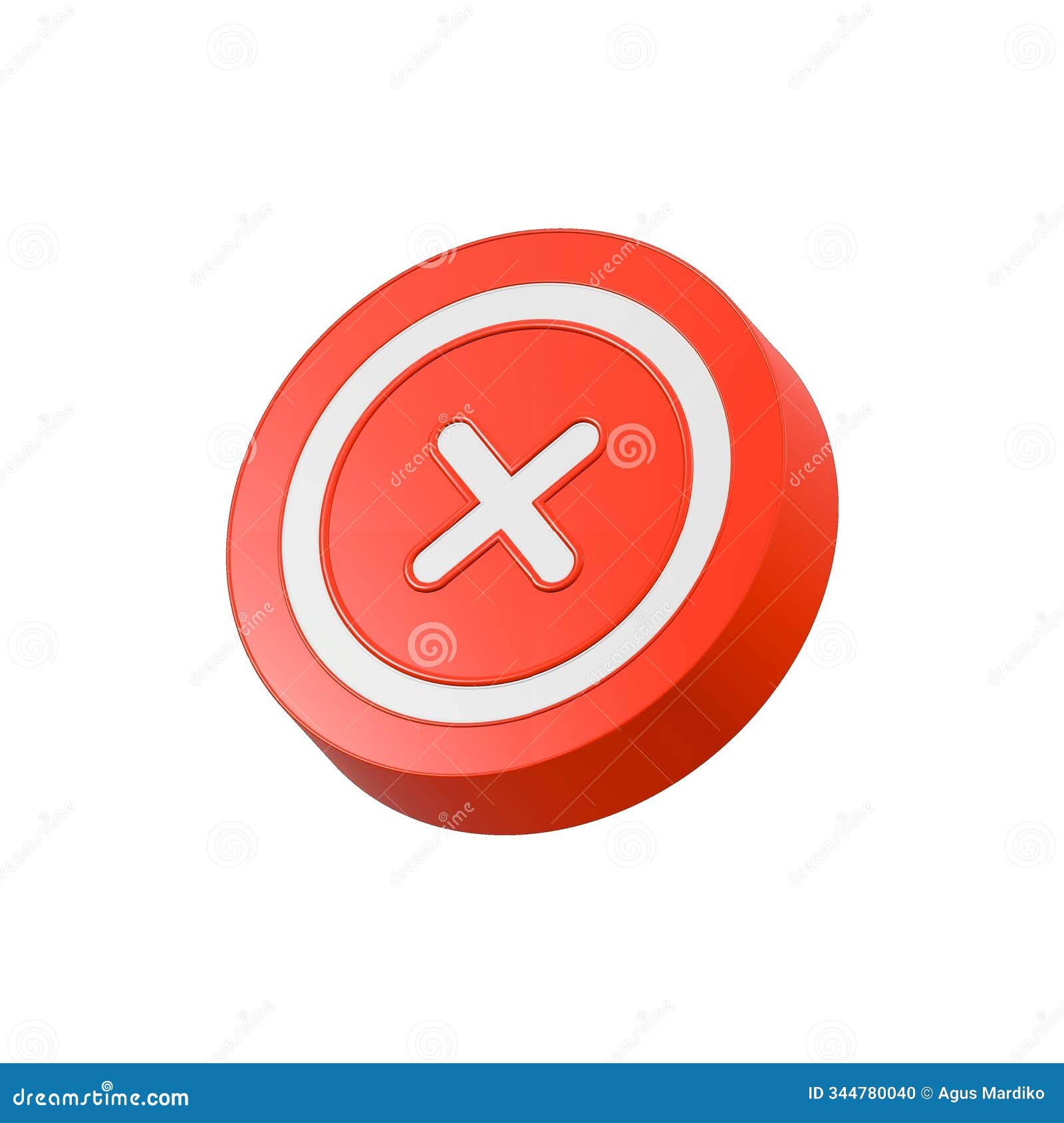3d Rejection Icon. Cancel Cross or Delete Sign. Forbidden X Symbol ... 3d Rejection Icon. Cancel Cross or Delete Sign. Forbidden X Symbol ...