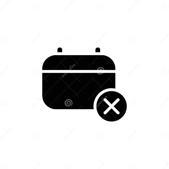 Cancel Event Icon Web Design in Vector Stock Vector - Illustration of ...