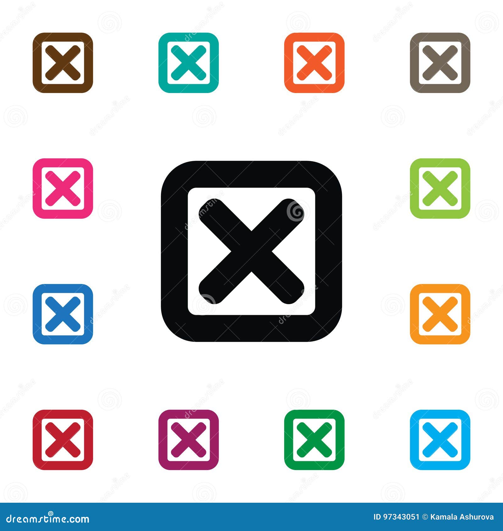 Cancel Icon. Close Vector Element Can Be Used for Cancel, Close, Wrong ...