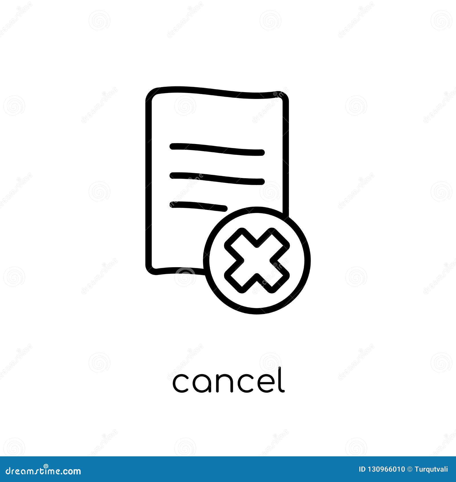 Cancel Icon from Collection. Stock Vector - Illustration of remove ...