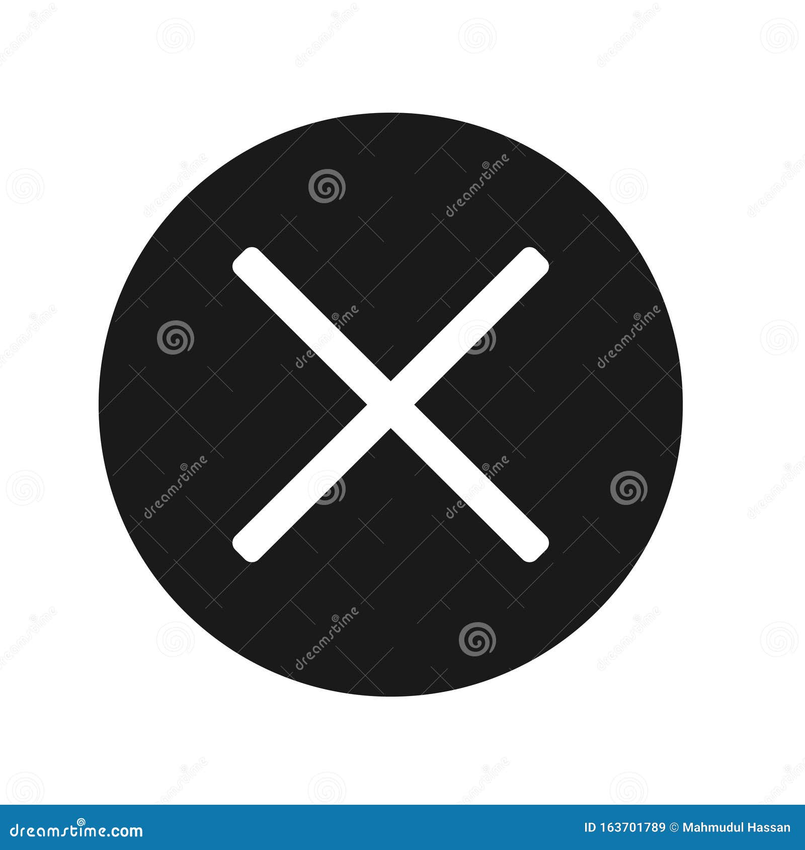 Cancel Icon Vector. Flat Cancel Symbol, Illustration â€“ Vector Stock ...