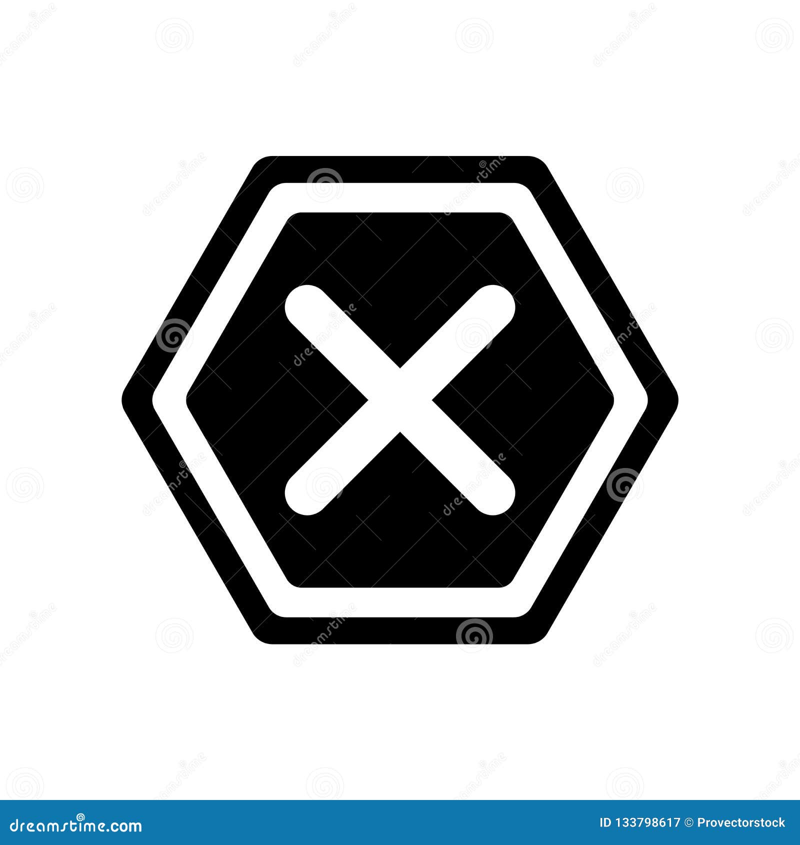Cancel Icon Vector Isolated on White Background, Cancel Sign , W Stock ...