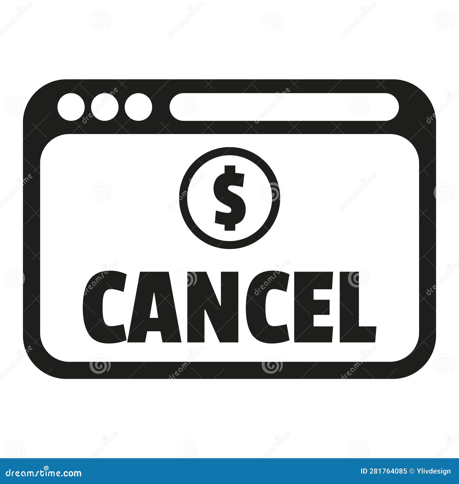 Cancel Payment Icon Simple Vector. Card Error Stock Vector ...