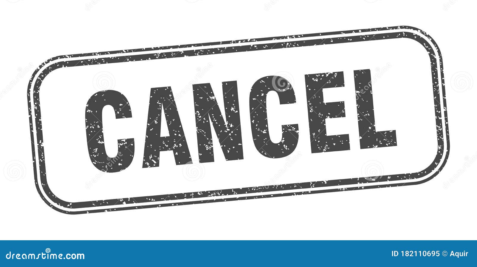 Cancel Stamp. Cancel Square Grunge Sign Stock Vector - Illustration of ...