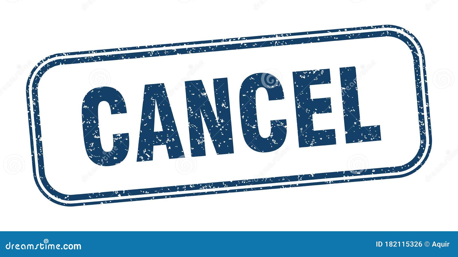 Cancel Stamp. Cancel Square Grunge Sign Stock Vector - Illustration of ...