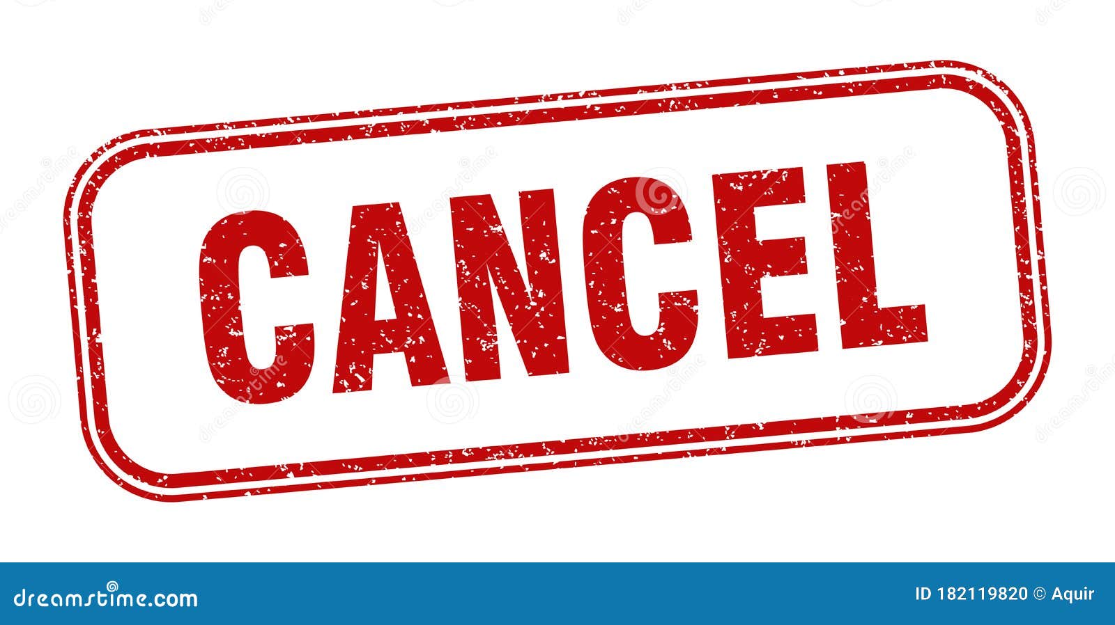 Cancel Stamp. Cancel Square Grunge Sign Stock Vector - Illustration of ...