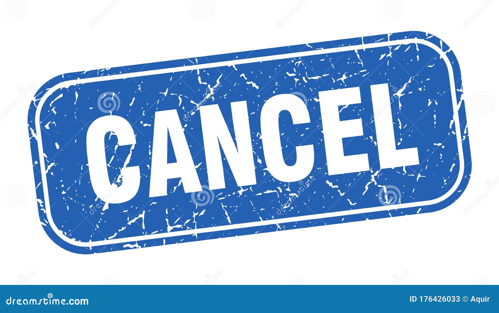 Cancel Stamp. Cancel Square Grungy Isolated Sign Stock Vector ...