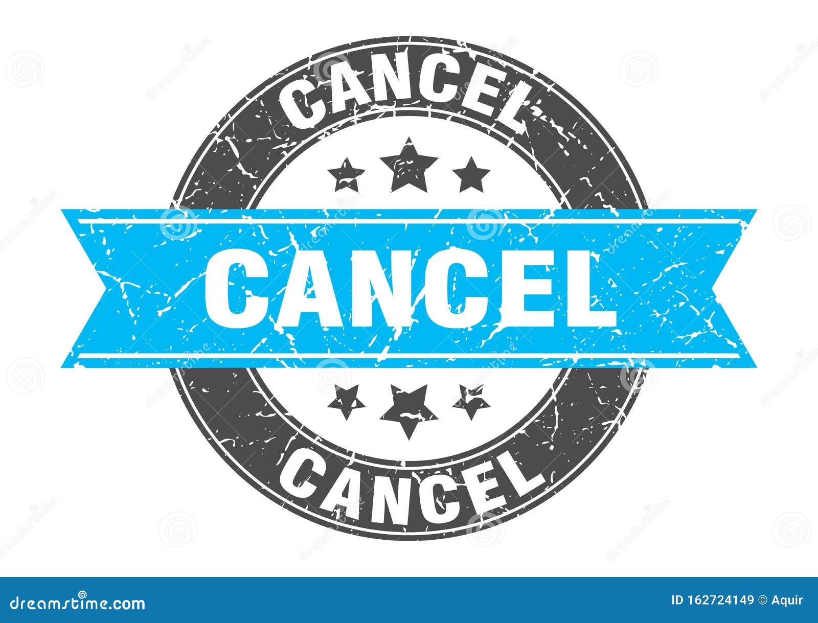 Cancelar carimbo ilustração do vetor. Ilustração de redondo - 162724149