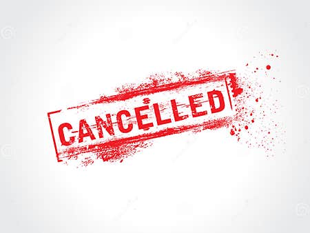 Cancelled stock vector. Illustration of caution, communications - 5427911