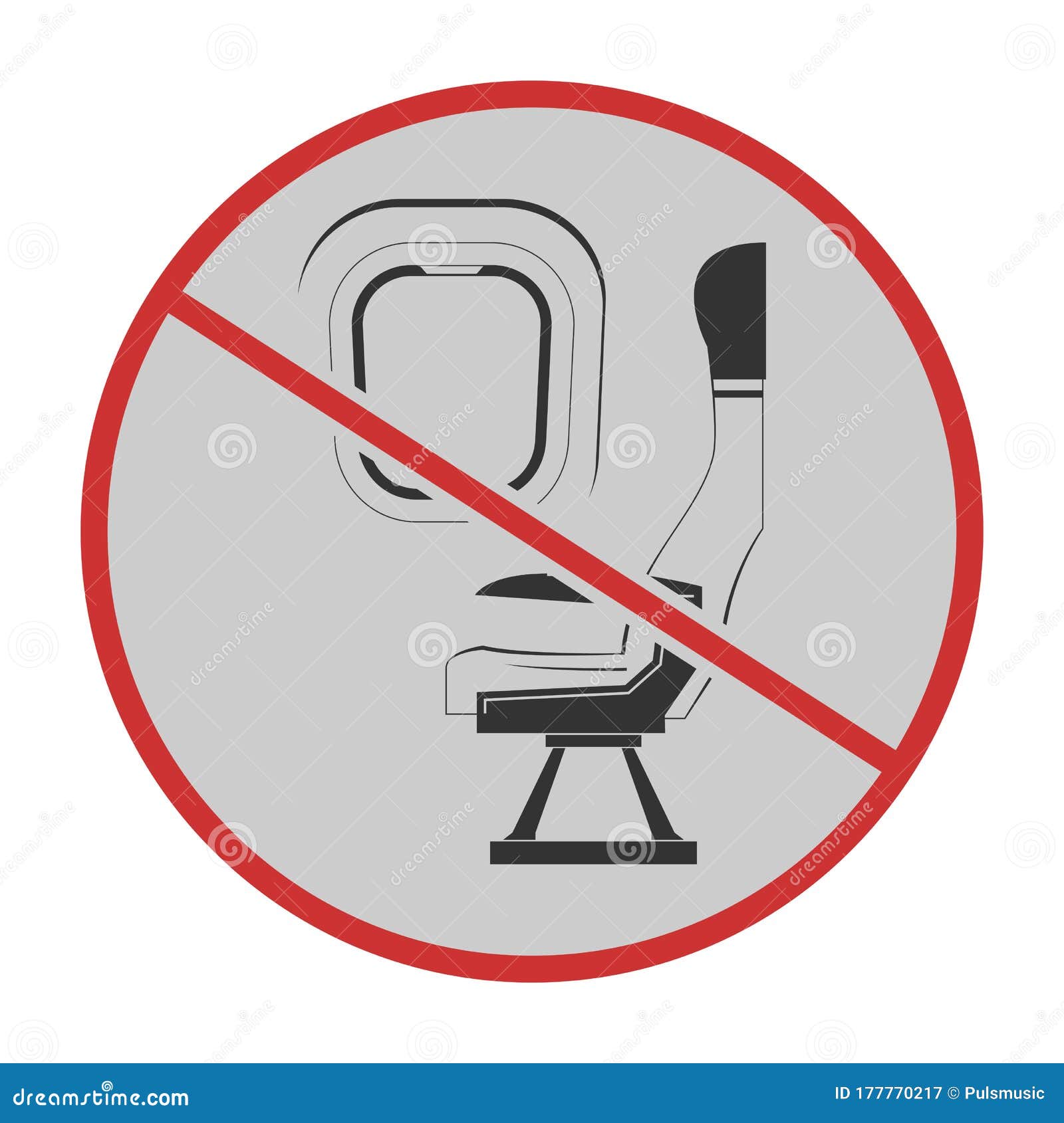 Cancelled Flight Vector Icon. Stock Vector - Illustration of passenger ...